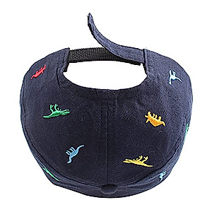 Cotton Toddler Summer Cap Dinosaur Kids Trucker Hat Boys Girls Sun Baseball Caps (Navy, 2-5 Years, 2_Years)