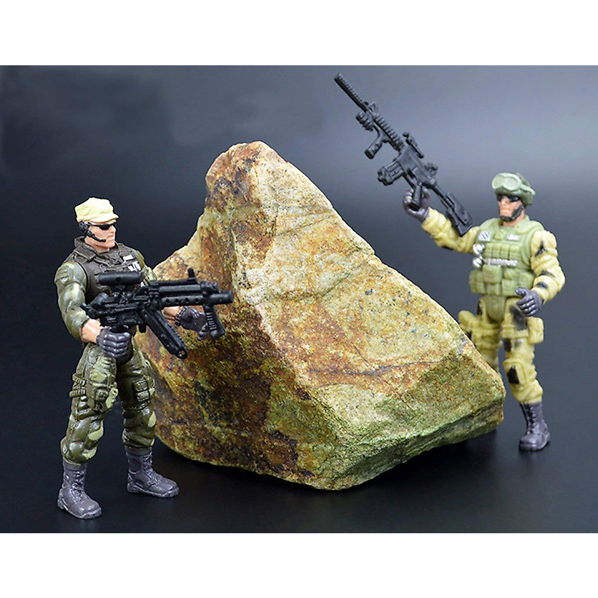 Berry President Army Men, Army Action Figures, 4 Inches Military Action Figures, Army Combat SWAT Soldier Action Figures Toys for 4 5 6 7 8 9 10 Year Old Boys (12 Pcs) (12Soldiers)
