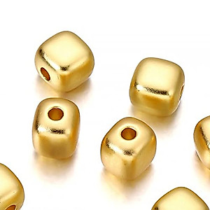 15pcs 2mm Mixed Zinc Alloy Pore Beads Loose Spacer Beads Metal Beads for Jewelry Making DIY Loose Beads