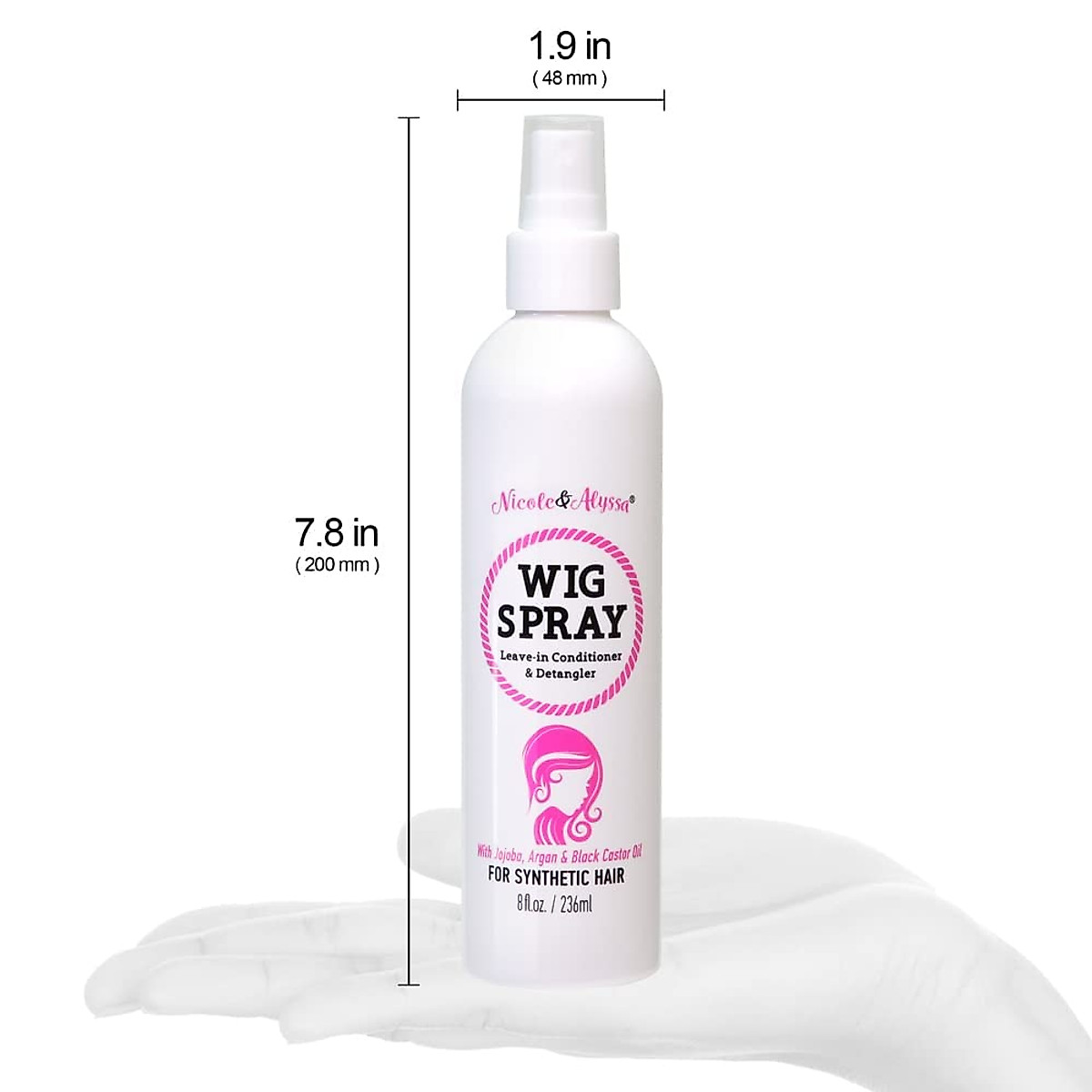 [ Nicole & Alyssa ] Wig Spray & Shampoo SET - Synthetic Wig Care Solution (Original)