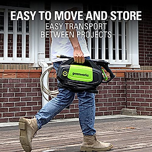 Greenworks 1500 PSI 1.2 GPM Electric Pressure Washer, GPW1502