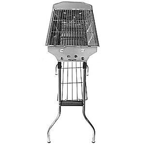 HTTMT- Refined Stable Version-2.0 Iron Portable Folding Barbecue Charcoal Grill Stove Shish Kebab Stainless Steel BBQ Patio Camping Fold Large [P/N: ET-COOK003]