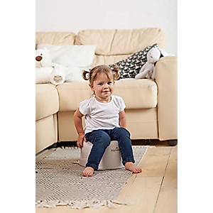 KID WICK Snail Potty Training Seat with Steady, Anti-Slip Design and Closeable Lid, Comfortable and Supportive Trainer for Boys and Girls,Improved Stability for Small Toddlers,BPA Free,Grey - KU040402