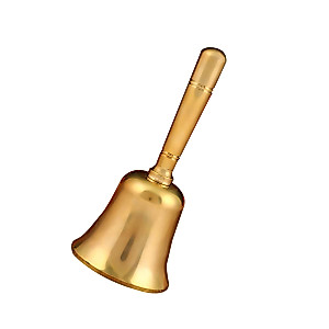 Milisten Call Service Bell 4pcs Brass Handbell Classroom Attention Hand Call Bell Customer Bell Hand Service Bell Bar Bell Animal Toys Practical Hand Bells Telephone Elder Table Bell