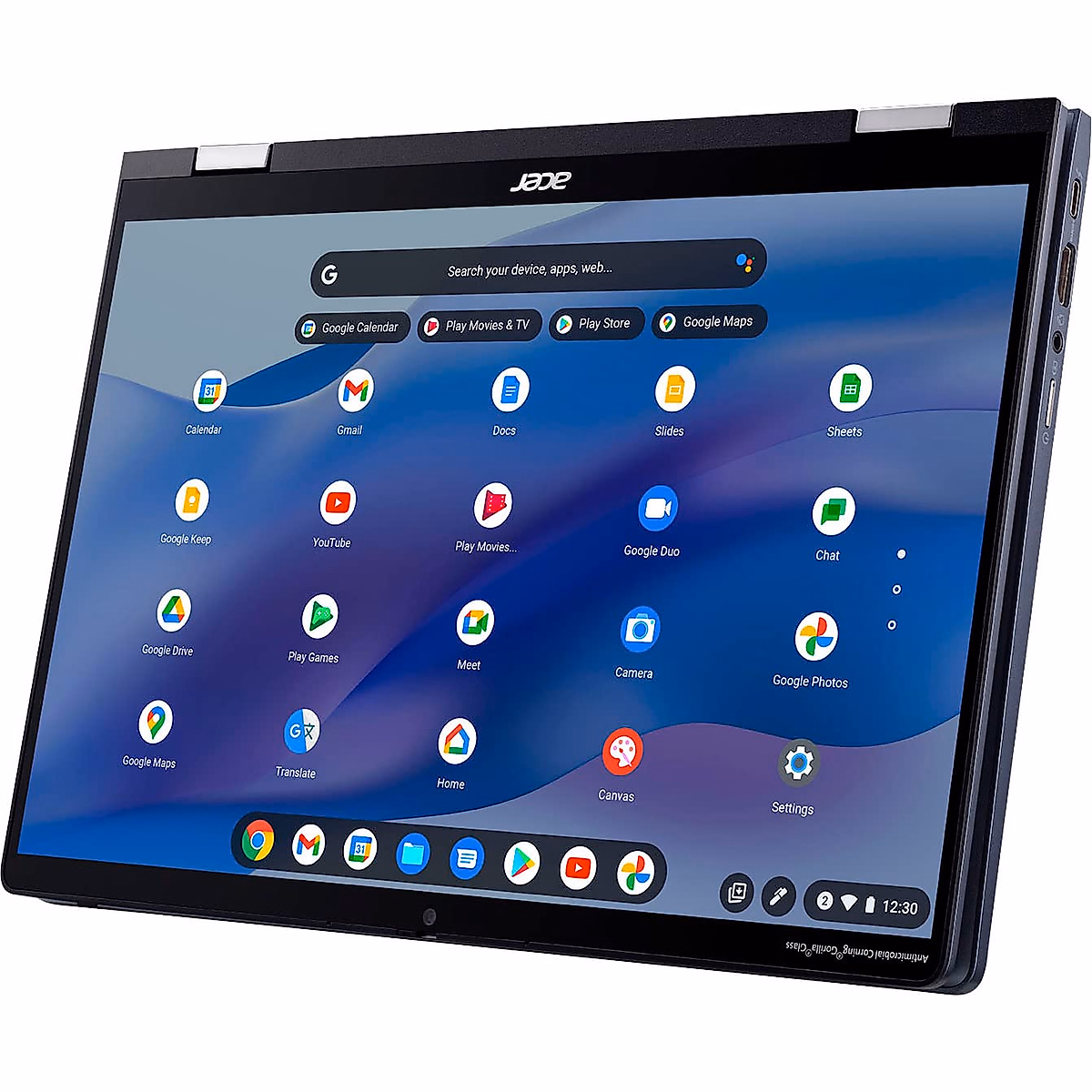 acer Spin 2-in-1 714 Chromebook 14" Touchscreen Laptop, 12th Gen Intel 10-Core i5-1235U, 8GB LPDDR4X RAM, 1TB PCIe SSD, WiFi 6, BT 5.2, Backlit KB, Chrome OS, BROAG USB Extension Cable