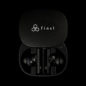 Final ZE8000 Flagship TWS Empowered by 8K Sound/Bluetooth 5.2 / IPX4 Water Resistance/aptX Adaptive Supported/Snapdragon Sound Supported/Suitable for Music & Sport (Black)