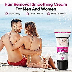 Hair Removal Cream, Painless Hair Remover Depilatory Cream for Underarms Bikini Pubic and Body Fast & Effective Suitable for Women