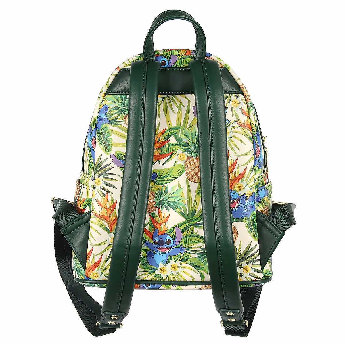 Loungefly Disney Lilo & Stitch Hawaiian Pineapple All Over Print Mini Backpack