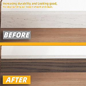 GSCIT Club Wood Grain Repair Tape, 2.4 inch X 15ft Self Adhesive Walnut Grain Repair Patch for Tables, Chairs, Baseboards, Doors, Windows, Floors, Handicraft DIY.