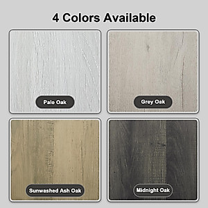 OAKHAM HOME Oxford 2 Drawer Nightstand, End Table with Charging Station, Night Stand with Fluted Panel, Farmhouse Sofa Bed Side Table for Bedroom, Living Room (Midnight Oak)