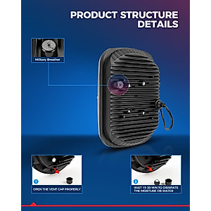 KAX 7x6 5x7 Led Headlights 300% Brighter Upgraded Led Sealed Beam Headlamps with High Low Beam H6054 6054 Led Headlights Replacement for YJ Cherokee XJ Savana Truck with H4 Adapters 2Pcs