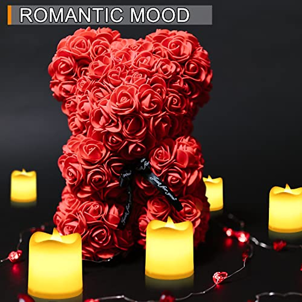 Starkik Flameless Votive Candles, 24Pack and Long Lasting Emulation Candles, LED Lights in Warm for Weddings, Festival Celebration, Outdoor, and Others