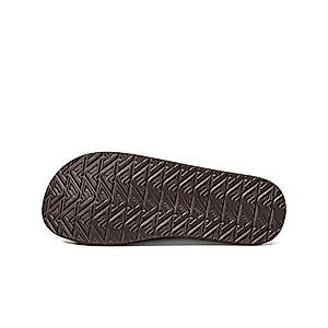 Reef Men's Sandals, Reef Twinpin, Brown, 7