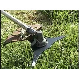 AR-PRO 12" x 3 Teeth Steel Brush Blades for Cutter, Trimmer, Weed Eater | Made from Carbon Steel, Cuts Like Butter