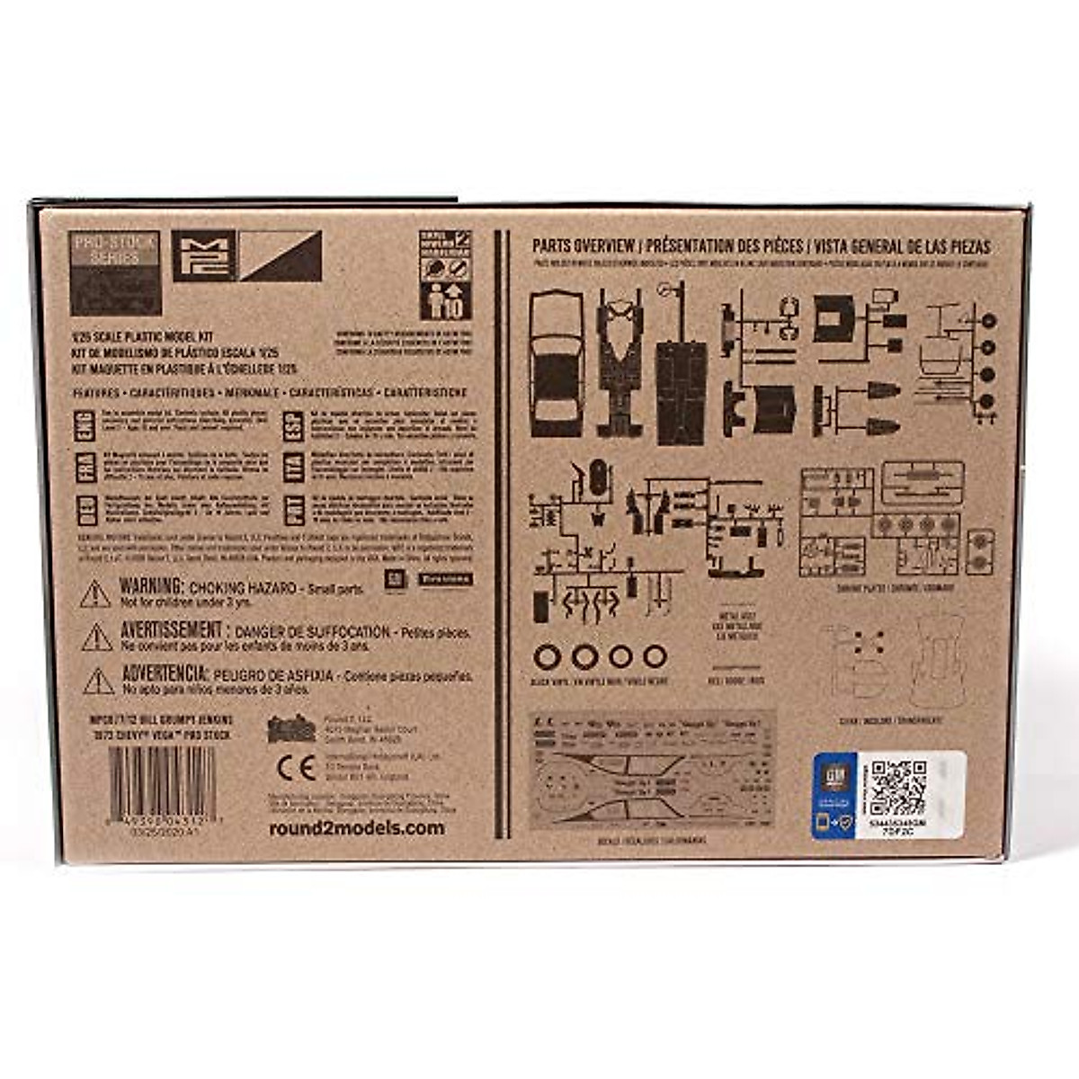 MPC 1972 Chevy Vega Pro Stock Bill Grumpy Jenkins 1:25 Scale Plastic Model Kit