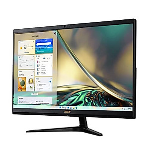 Acer Aspire C24-1700-UR12 AIO Desktop | 23.8" Full HD IPS Display | 12th Gen Intel Core i5-1235U | Intel Iris Xe Graphics | 8GB DDR4 | 512GB NVMe M.2 SSD | Intel Wireless Wi-Fi 6 | Windows 11 Home