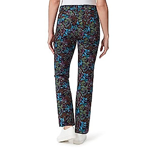 Gloria Vanderbilt Women's Amanda Classic High Rise Tapered Jean Standard, Midnight Affair Autumn Leaves, 18