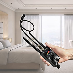 Hidden Camera Bug Detector Upgraded 2022 Newest Anti Spy Detector with LCD, RF Signal Wireless GPS car Tracker Eavesdropping Device Finder with Extra AI Function, GSM,MAZEBLITZ