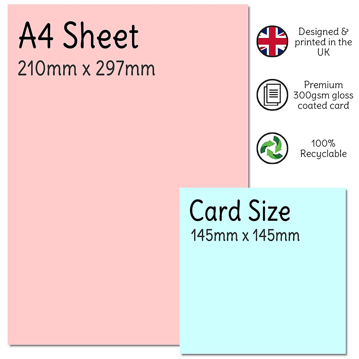 3rd Birthday Card Unisex - Lollipop Sweets Candy - Happy Birthday Card 3 Year Old Son Daughter Brother Sister Grandson Granddaughter Niece Nephew Cousin, 5.7 x 5.7 Inch Third Bday Greeting Card