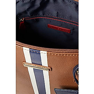 Tommy Hilfiger Graham II Tote w/Hangoff-Pebble PVC Cognac One Size