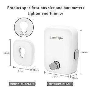 Samhopo Clothes Line Retracting Outdoors, Retractable Clothesline Indoor, Laundry Line with 10 PCS Clothespins, Heavy Duty Clothes Drying Line for Hanging Clothes