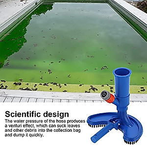 DAUERHAFT Vacuum Cleaner, Handheld Vacuum Turbulent Water Ingenious Nozzle Light Weight Uniform Thickness for Fountains for Garden Hose