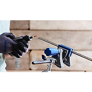 Dremel 953 Aluminium Oxide Grinding Stones Accessory Set, 3 Cone-shaped Grinding Stones for Grinding and Sharpening Metals (6,4 mm)