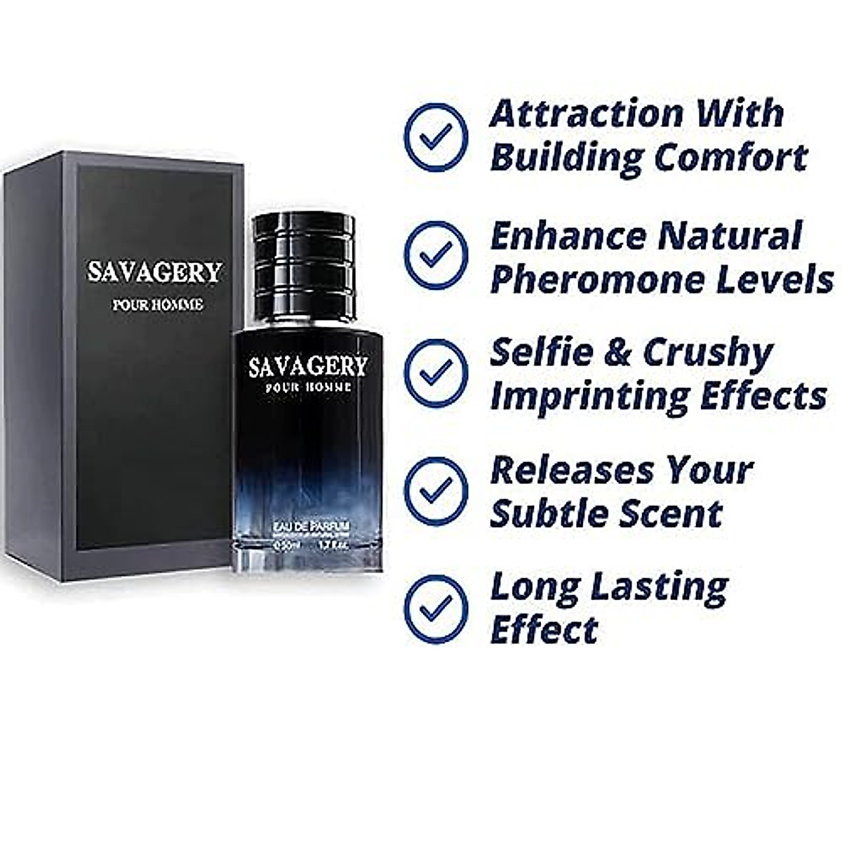EyewEb Savagery Pheromone Men Perfume, Pheromone Perfume Spray for Men Attract Women, Romantic Glitter Perfume Gift (Size : 1 Count (Pack of 1))