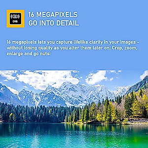 Kodak PIXPRO AZ255 Digital Camera Kit (Black) + Point & Shoot Camera Case + 32GB SD Memory Card + Rechargeable Batteries & Charger + USB Card Reader + Table Tripod + Accessories