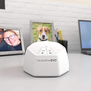 LectroFan EVO Guaranteed Non-Looping Sleep Sound Machine with 22 Unique Fan Noise Sounds, White Noise Machine for Sleeping Adult and Ocean Sounds, with Sleep Timer - White (Renewed)