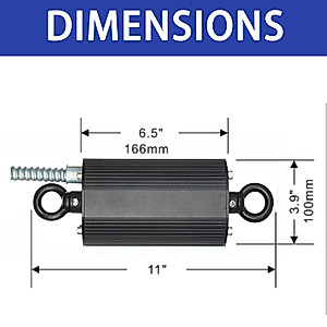 40W Emergency Driver for LED High Bay Light, 90 Min Emergency Battery Backup Power Supply Emergency LED Driver, External Driver Input AC100-347V- Output 170V DC,UL-Listed - IP65 Waterproof (8pack)