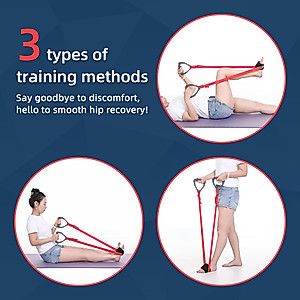 Knee Replacement Recovery Aids -Must Haves After Knee Surgery- Hip/Knee Rehabilitation Equipment, Leg Exercise - Core Flex Knee - Improve Mobility and Flexibility for Knee Pain