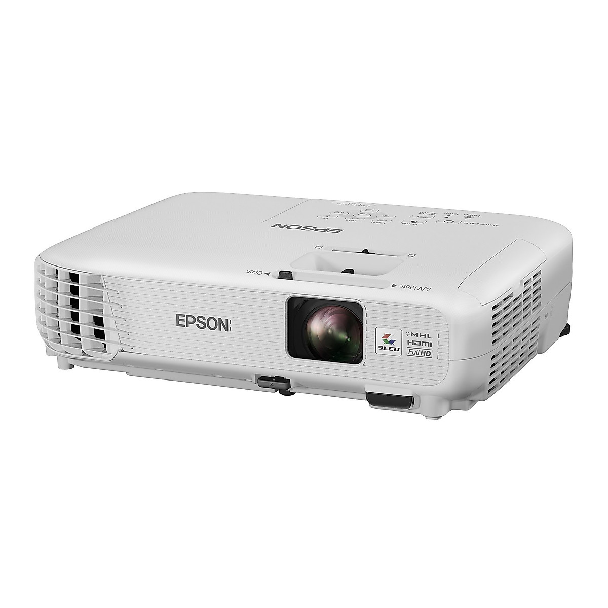 Epson Home Cinema 1040 1080p, 2x HDMI (1 MHL), 3LCD, 3000 Lumens Color and White Brightness Home Theater Projector