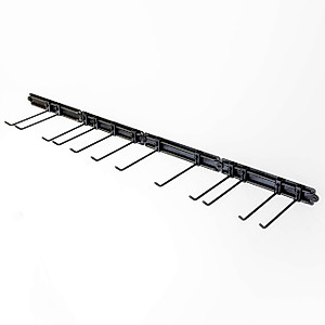 64" Modular Garage Garden Tool Storage Rack Organizer Wall Mount, Yard Shovel Rack Holder Organization, Heavy Duty Steel Utility Racks, Holds 600 lbs
