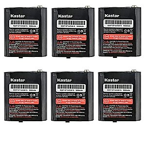 Kastar 6-Pack Ni-MH Battery 3.6V 1650mAh Replacement for Motorola 2 Way Radios TalkAbout, Talkabout T200, Talkabout T260, Talkabout T265, Talkabout T280, Talkabout T400, Talkabout T460