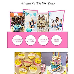 Sunshine Baby Shower Decorations Handmade You are My Sunshine Banner, Sunshine ONE Fabric Ribbon High Chair Banner- 1st Birthday Girls First Birthday Supplies (Sunshine Baby One Set)