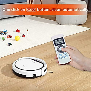 ILIFE V3s Pro Robot Vacuum Cleaner, Tangle-free Suction , Slim, Automatic Self-Charging Robotic Vacuum Cleaner, Daily Schedule Cleaning, Ideal For Pet Hair，Hard Floor and Low Pile Carpet,Pearl White