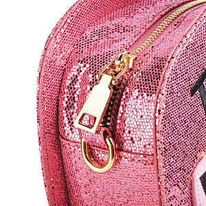 USTYLE Sparkling Bag for Women, Shoulder Purse Sequin Leather Bottle Shaped Crossbody Bag Clutch Purse Phone Wallet Shoulder Bags