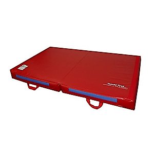 Tumbl Trak Folding Practice Mat, Red, 4ft x 6ft x 6in