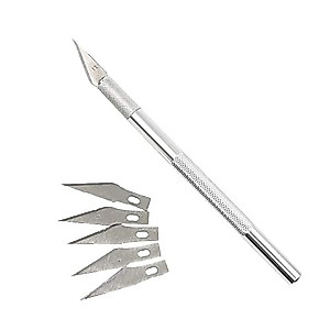 FixtureDisplays® Precision Hobby with Safety Cap & 5 Spare Blades 18114-NF