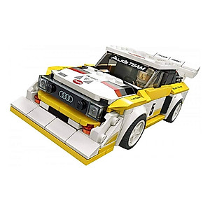 LEGO Speed Champions 1985 Audi Sport Quattro S1 76897 Toy Cars for Kids Building Kit Featuring Driver Minifigure (250 Pieces)