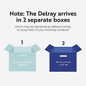 Storkcraft Next Delray Twin-Over-Twin Convertible Bunk Bed (White with Natural) – Modern, Stylish, 2-Tone Bunk Bed for Kids Bedroom