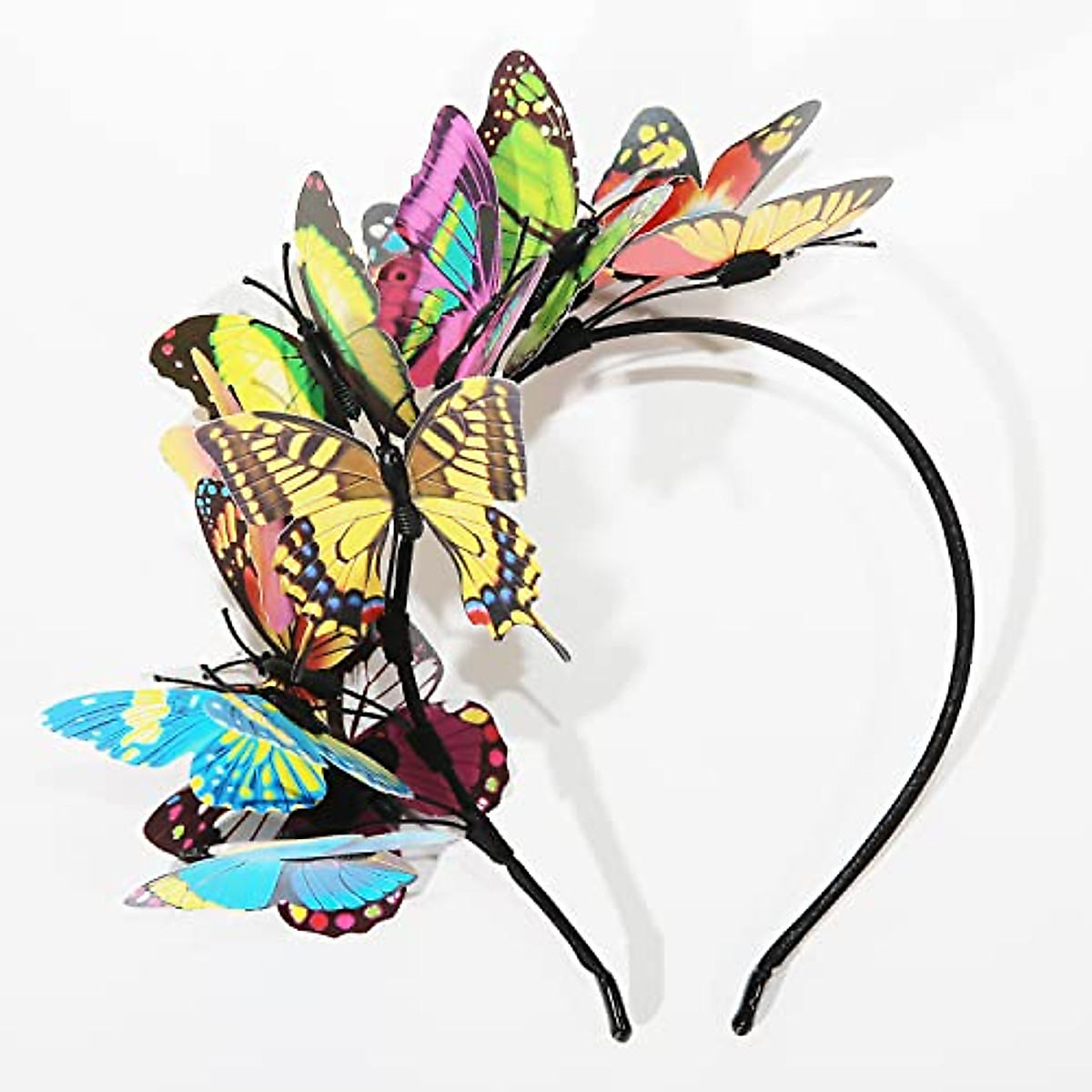 Feather Fascinator Women Girl Headpiece Halloween Merry Christmas Tea Party 20s 50s 80s Headband Hat Cocktail Wedding Prom Queen