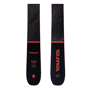 Blizzard Men's Bonafide 97 All-Mountain Off-Trail Stiff Skis, Black/Red, 171 cm