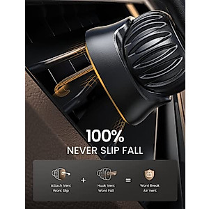 LISEN Phone Mount for Car, Universal Car Phone Holder Mount Brown Holder