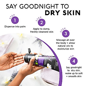 Nature's Beauty Lavender Chamomile Sleep Body Lotion Multi-Pack - Lightweight, Non-Greasy Moisturizer to Sooth & Relax Dry Skin, Made w/Coconut, Jojoba + Moringa Seed Oils, 8 oz (2 Pack)