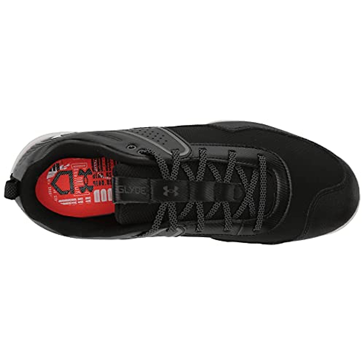 Under Armour Women's Glyde RM Softball Shoe, Black (001)/Black, 8.5