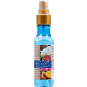 OGX Nourish & Moisture + Coconut Milk Weightless Oil Mist, Leave-In Spray Treatment to Help Defrizz, Hydrate & Replenish Curly Hair, Vegan, Silicone & Paraben-Free, 4.2 fl oz