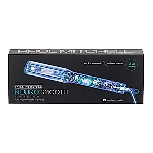 Paul Mitchell Neuro Smooth Titanium Flat Iron, Adjustable Heat Settings for Advanced Smoothing + Straightening