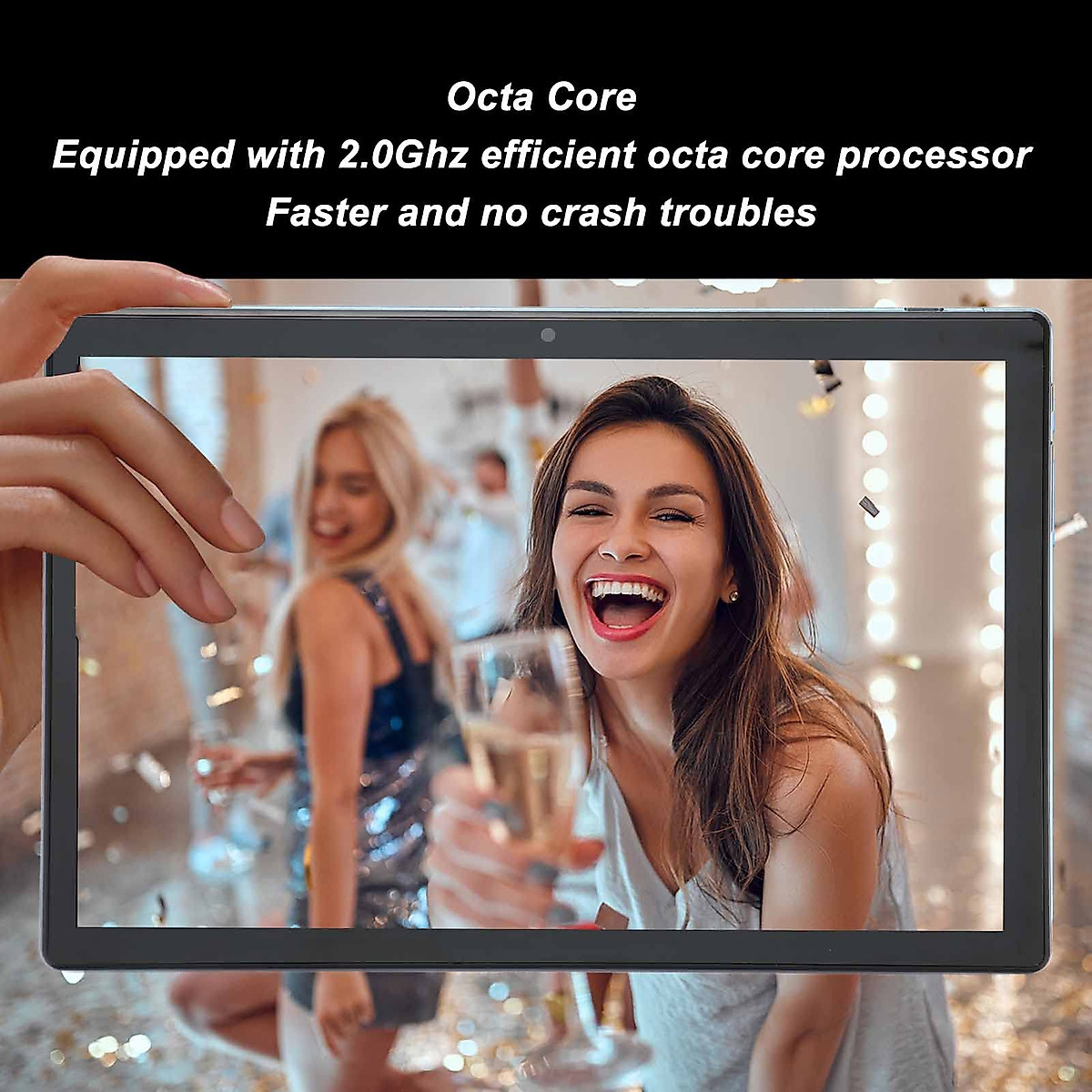 10.1 Inch Tablet, 4G Calling Tablet, Fast Charging Tablet, 1960x1080 FHD Large Screen, 6GB RAM 128GB ROM, Android 10.0 System, 5000mAh, Bluetooth 5.0, 5G WiFi (Blue)